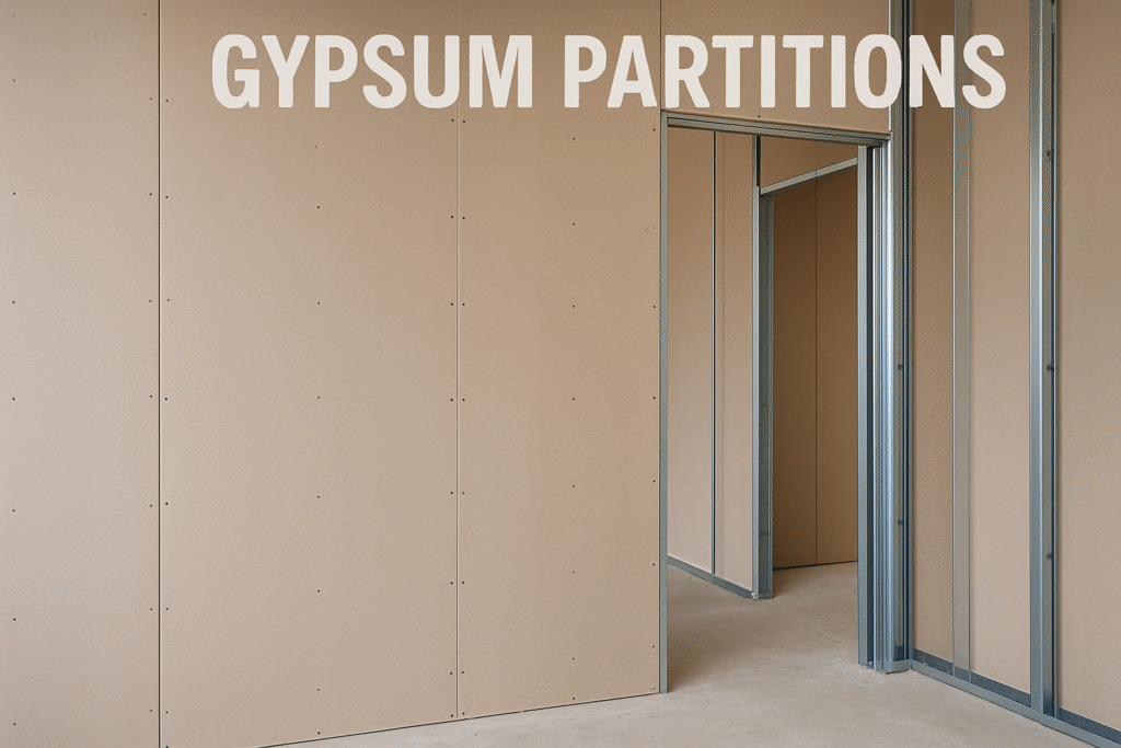 What Are The Advantages Of Using Gypsum Partitions In Interior Design?